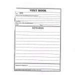 Visitor Register - Security Gate Entry Book for Mumbai