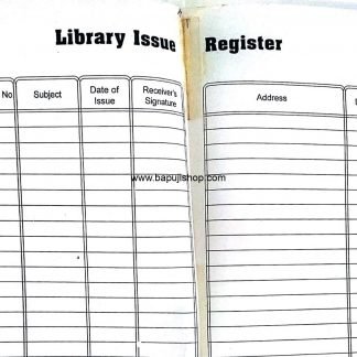 Library book Issue Register -for school format for maintaining of records